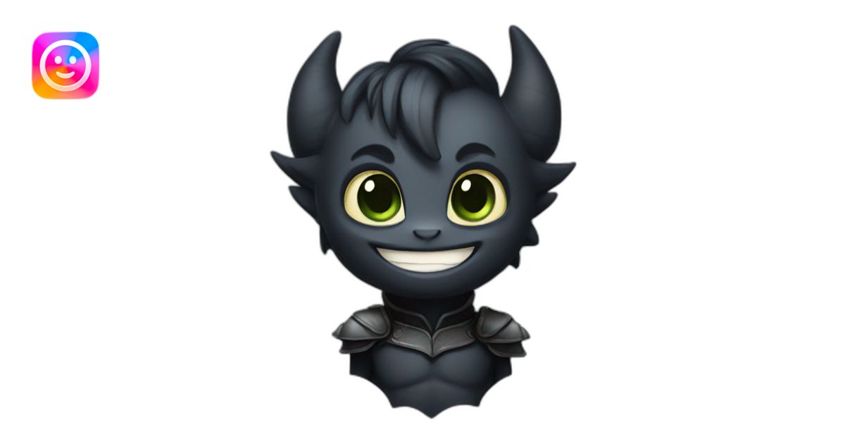 Toothless m emoji | AI Emoji Generator