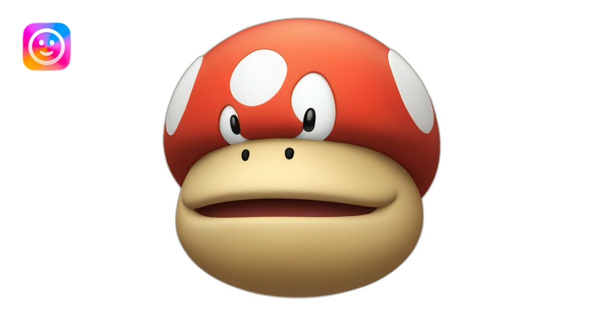 super mario toad emoji | AI Emoji Generator