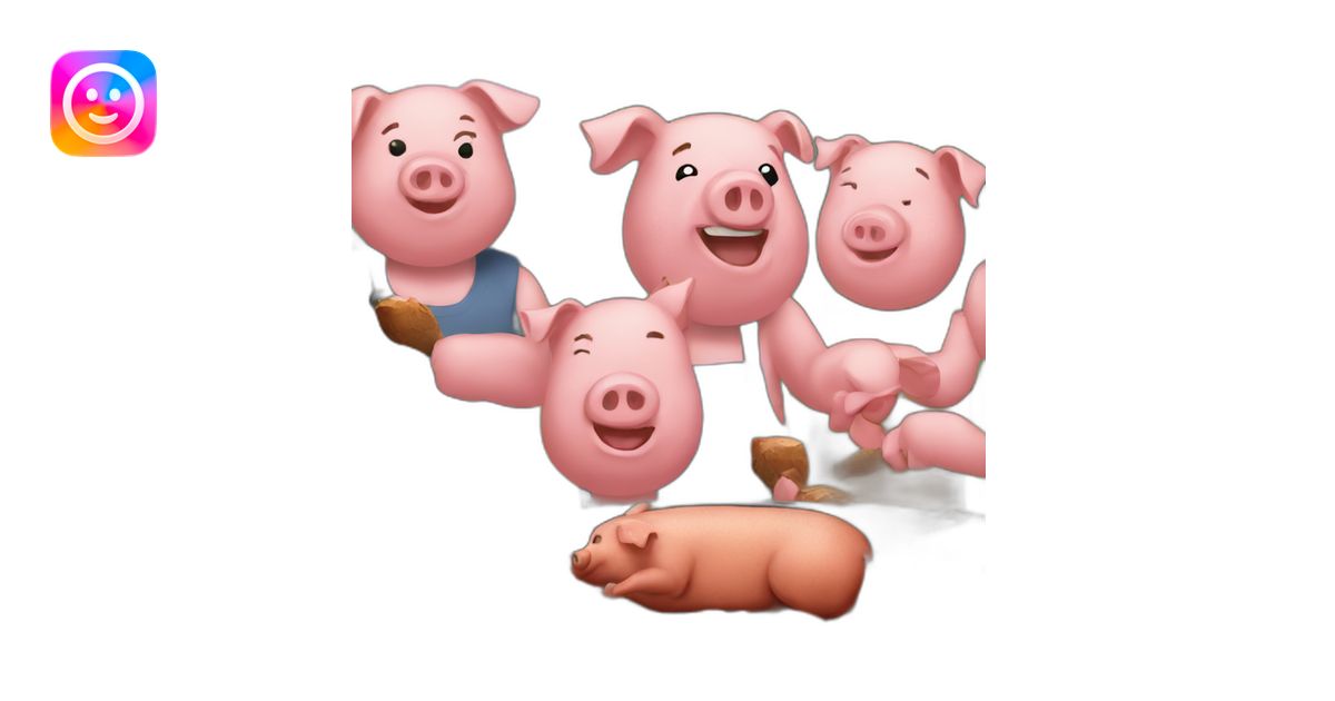 Pig roast emoji | AI Emoji Generator