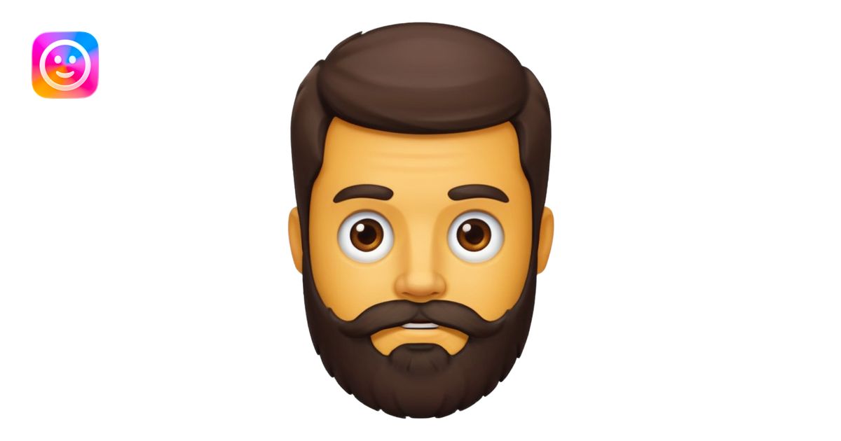 unshaven beard emoji | AI Emoji Generator