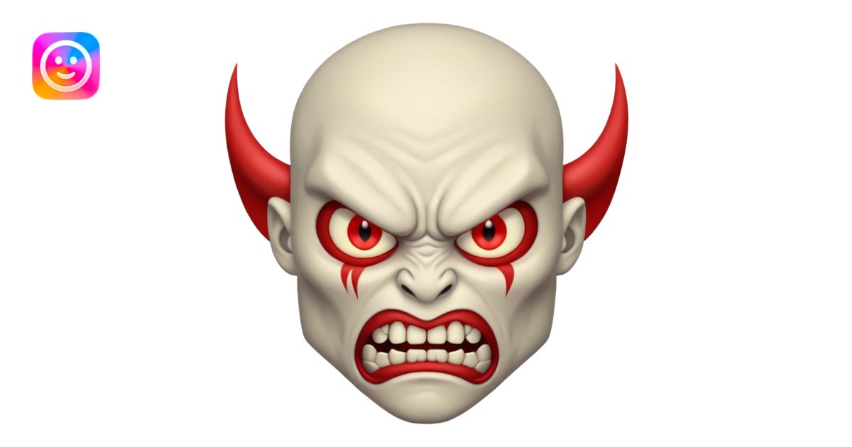 coward demon memoji emoji | AI Emoji Generator