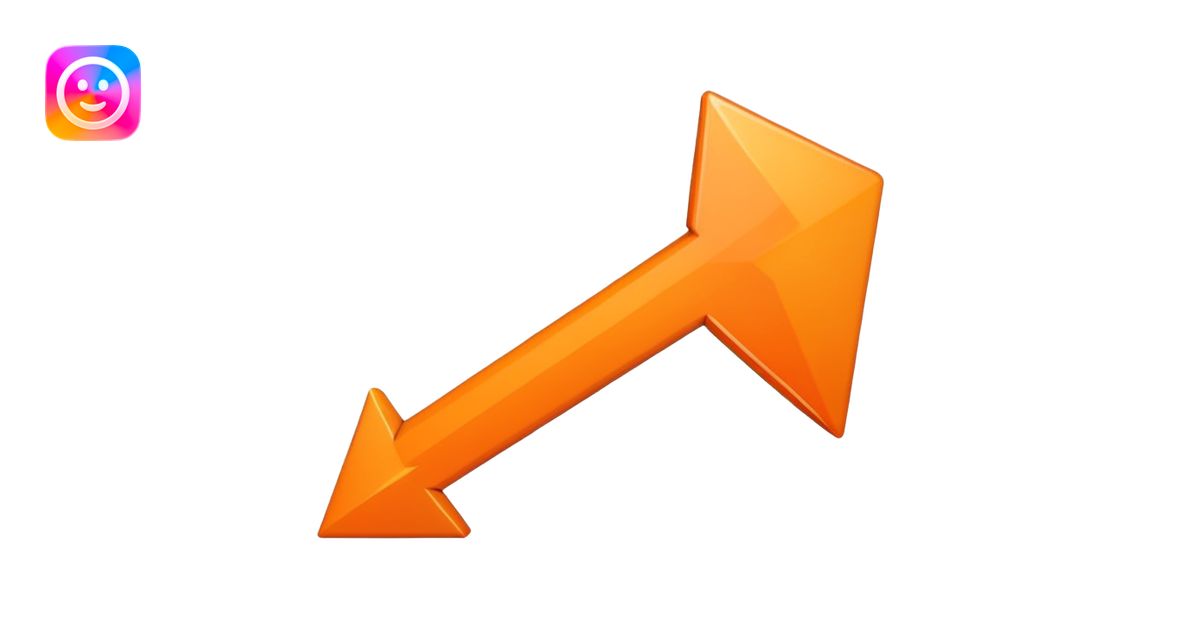 Orange arrow right emoji | AI Emoji Generator