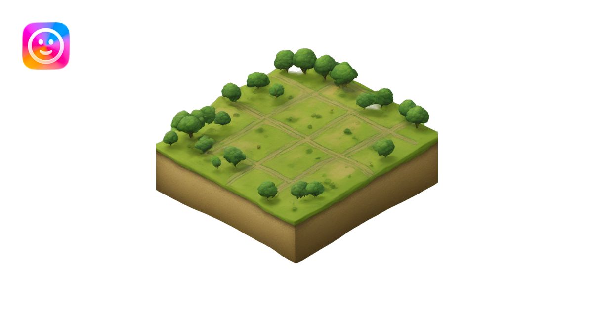 Plot of land emoji | AI Emoji Generator