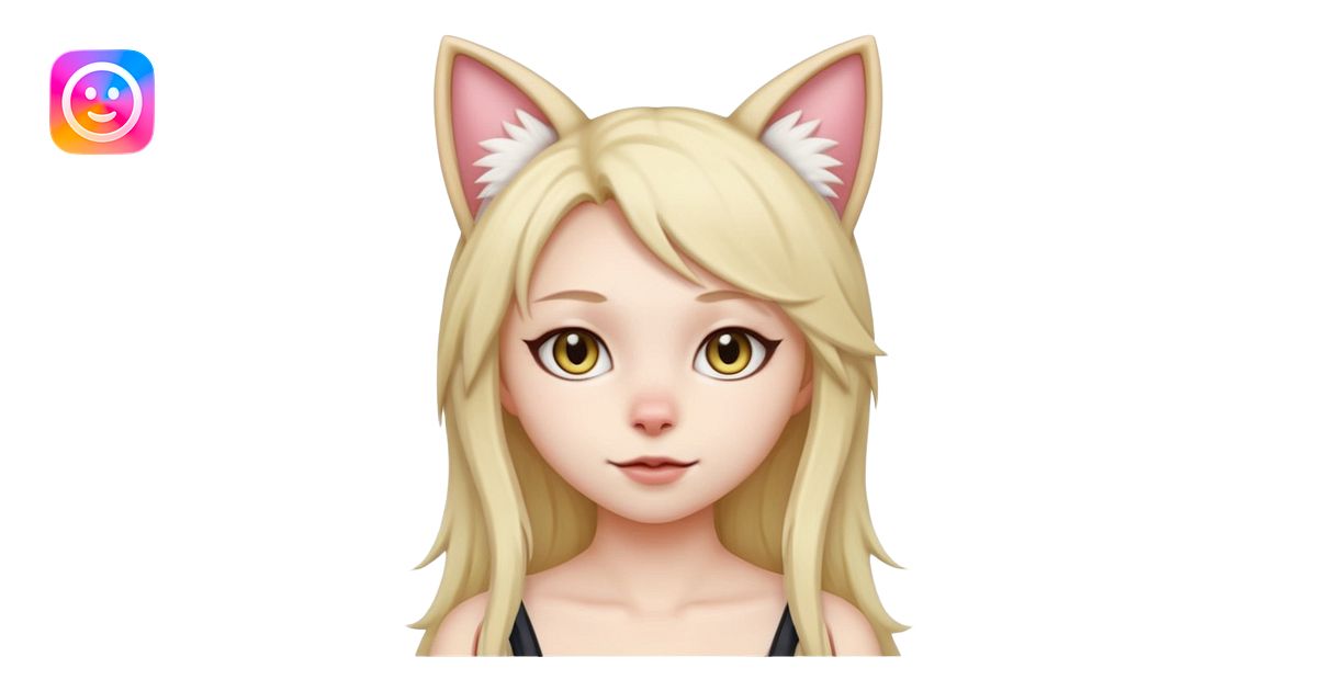 Cat girl emoji | AI Emoji Generator