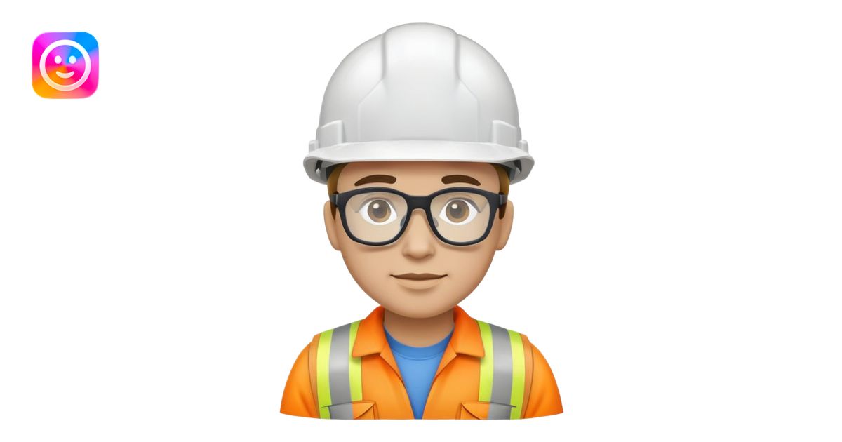 Ingeniero civil emoji | AI Emoji Generator