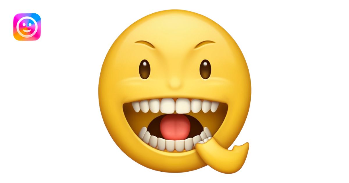 A wtf emoji, with letters emoji | AI Emoji Generator