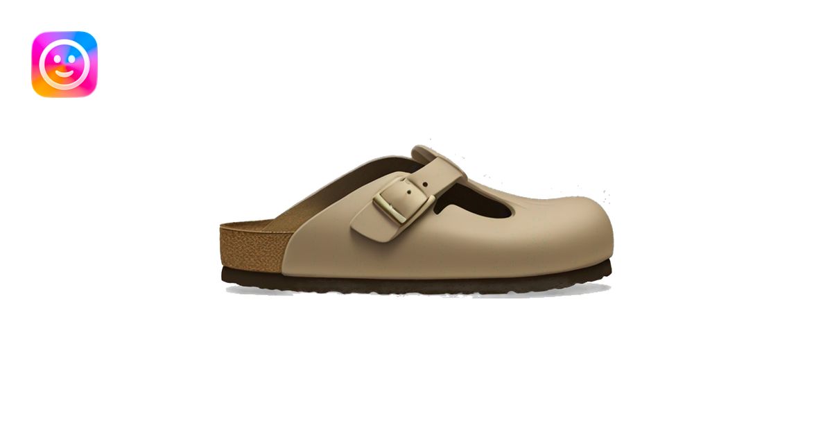 Birkenstock boston clog emoji | AI Emoji Generator