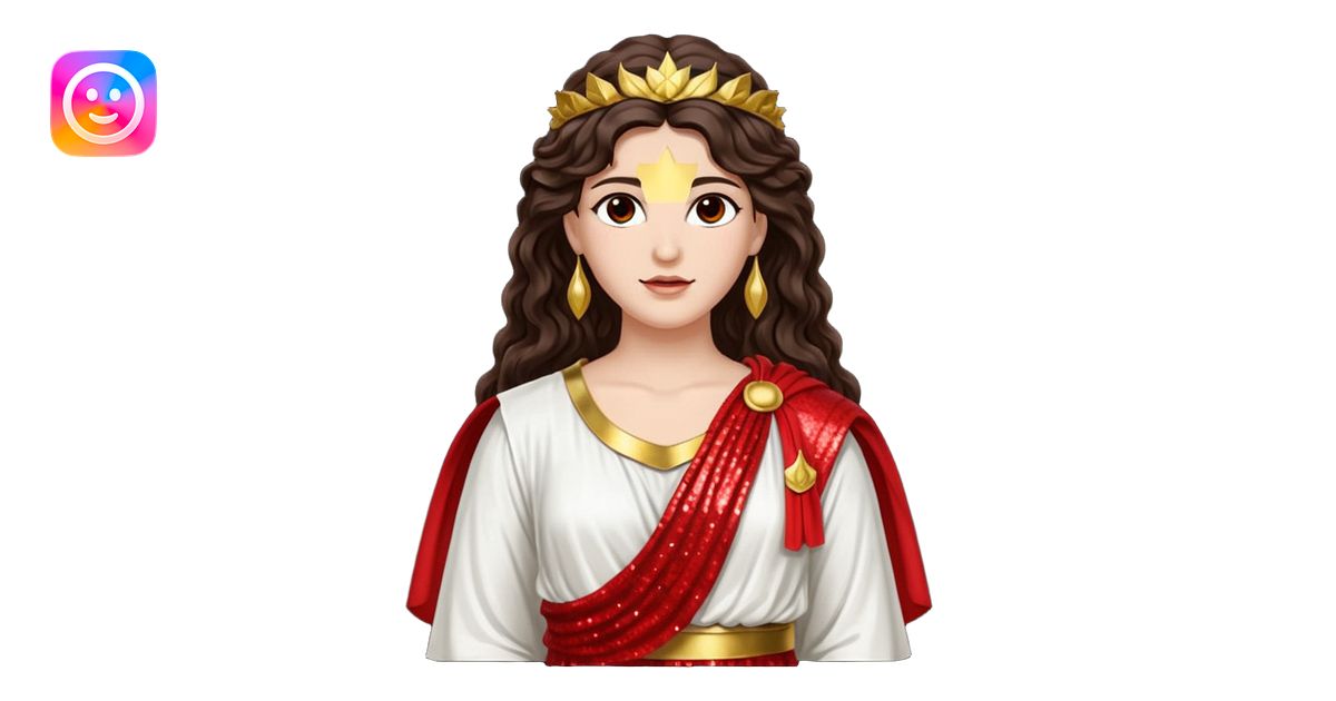 Libertas, Goddess of Freedom from Roman Deities with long dark brown ...