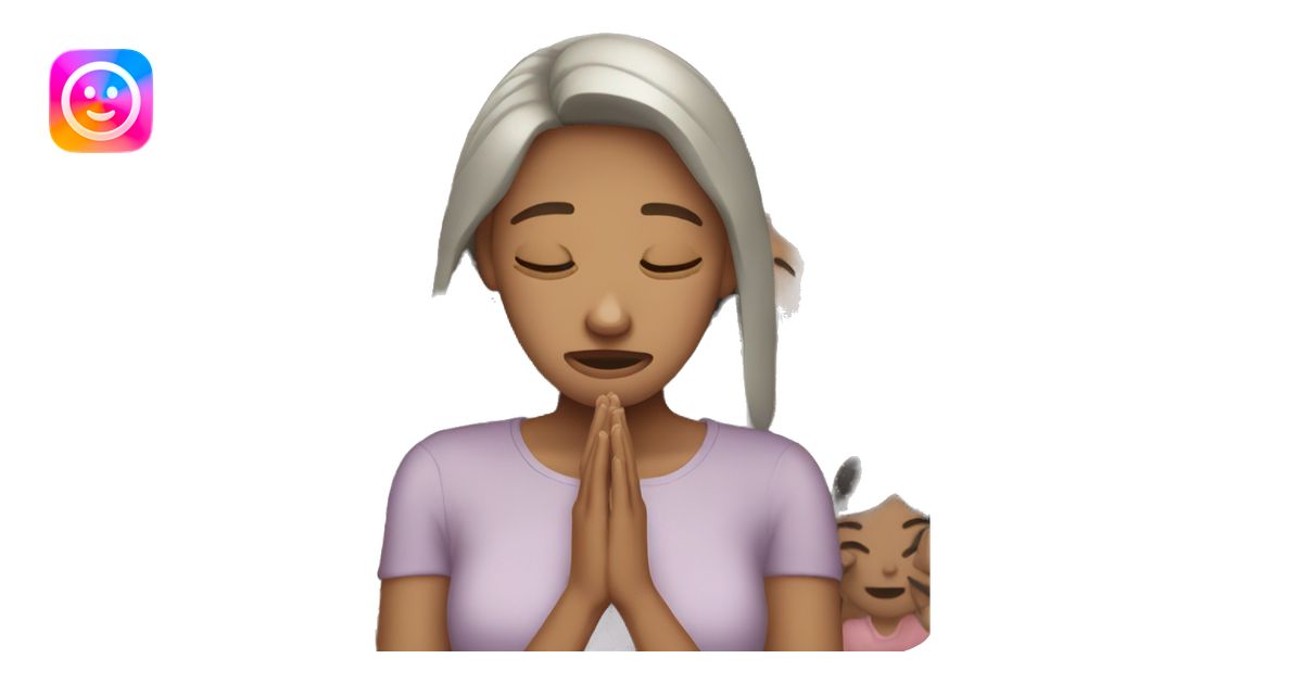 Lady crying in hands on knees emoji | AI Emoji Generator