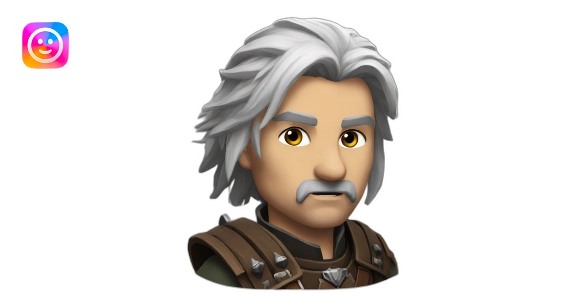 MMORPG-witcher emoji | AI Emoji Generator