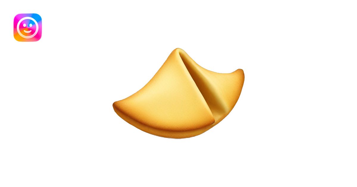 Fortune Cookie emoji | AI Emoji Generator