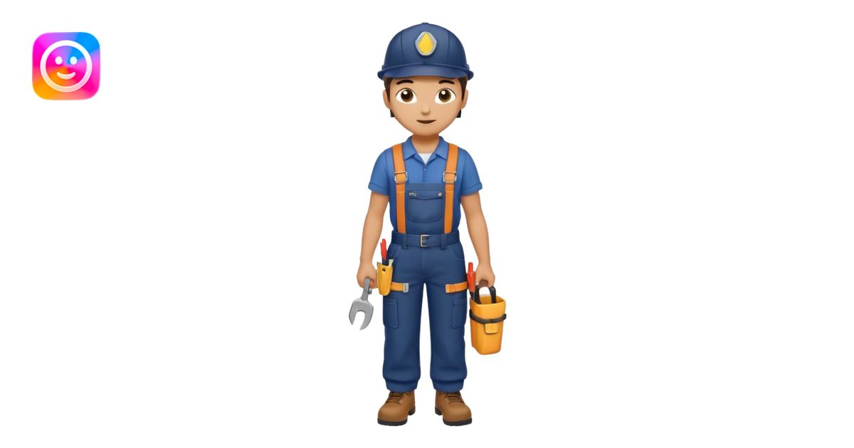 Repairs and Maintenance, Young, wearing navy overalls, a cap and having ...