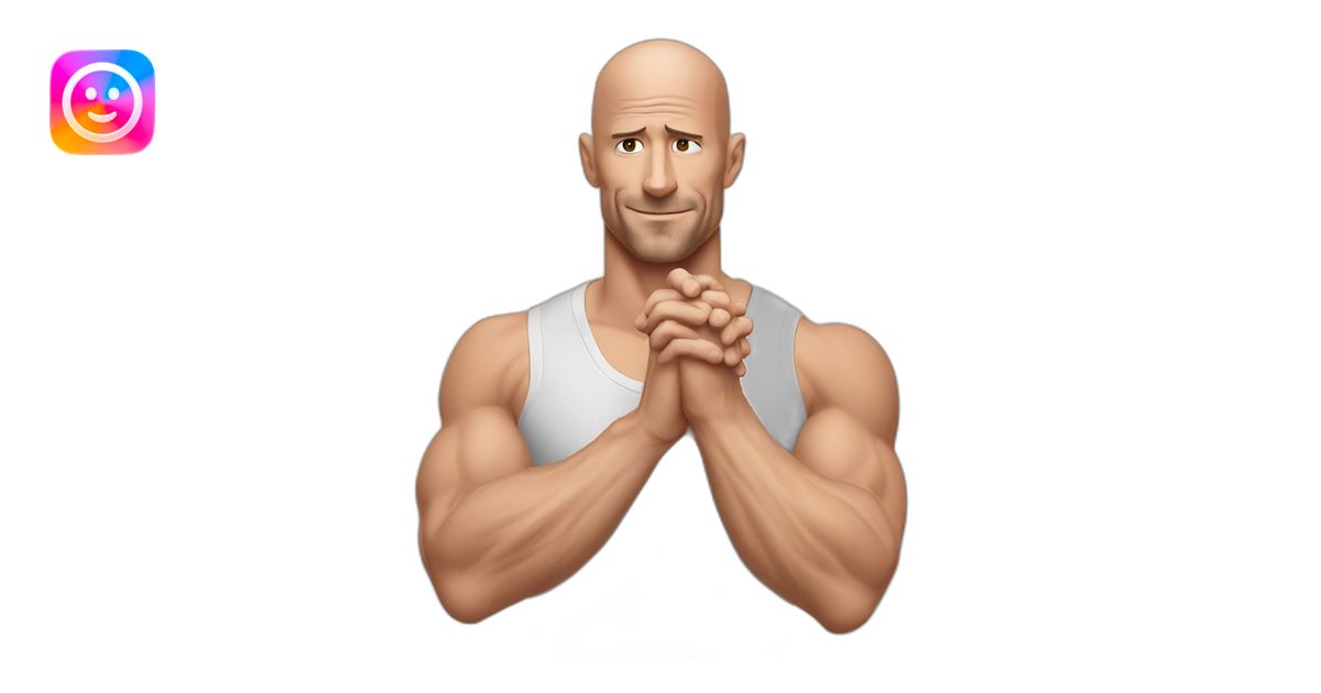 Johnny Sins actor rubbing his hands emoji | AI Emoji Generator