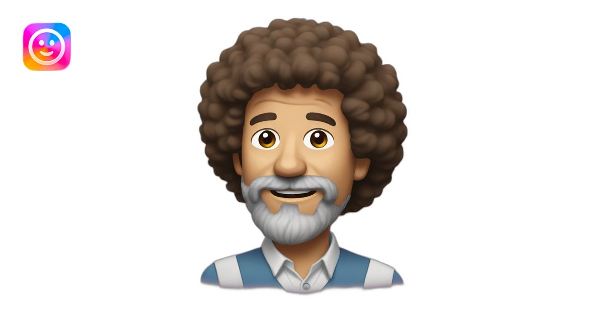 Bob ross emoji | AI Emoji Generator