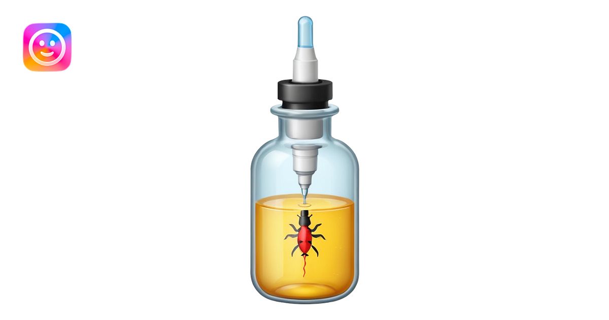 injections with near small bottle emoji | AI Emoji Generator