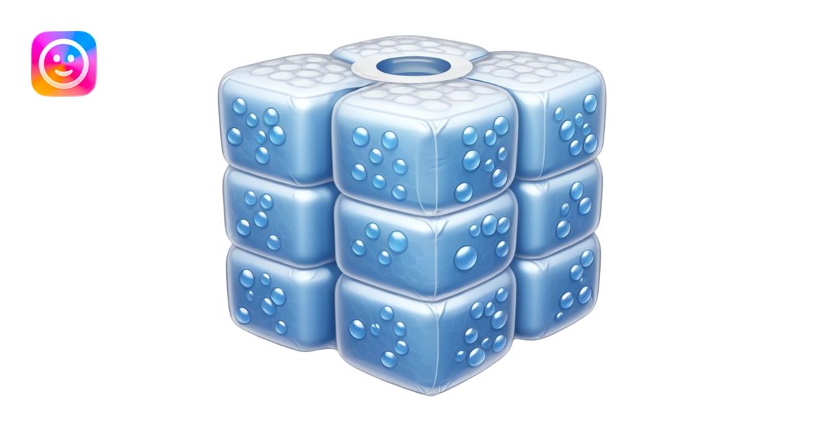 Bubble wrap polythene emoji | AI Emoji Generator