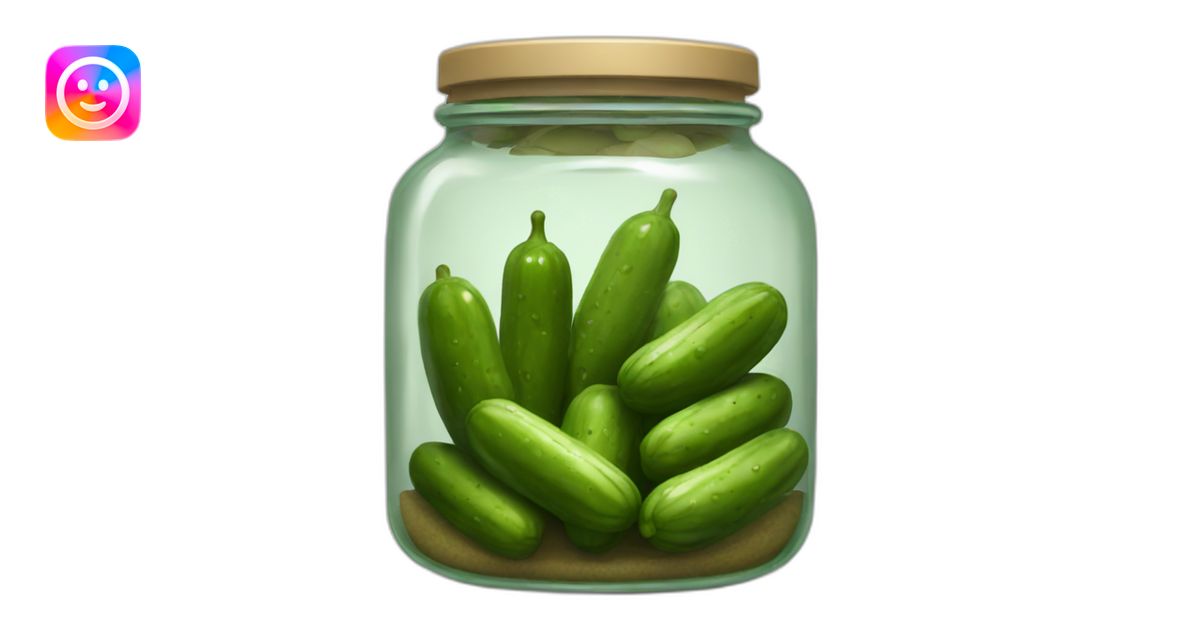 pickle jar emoji | AI Emoji Generator