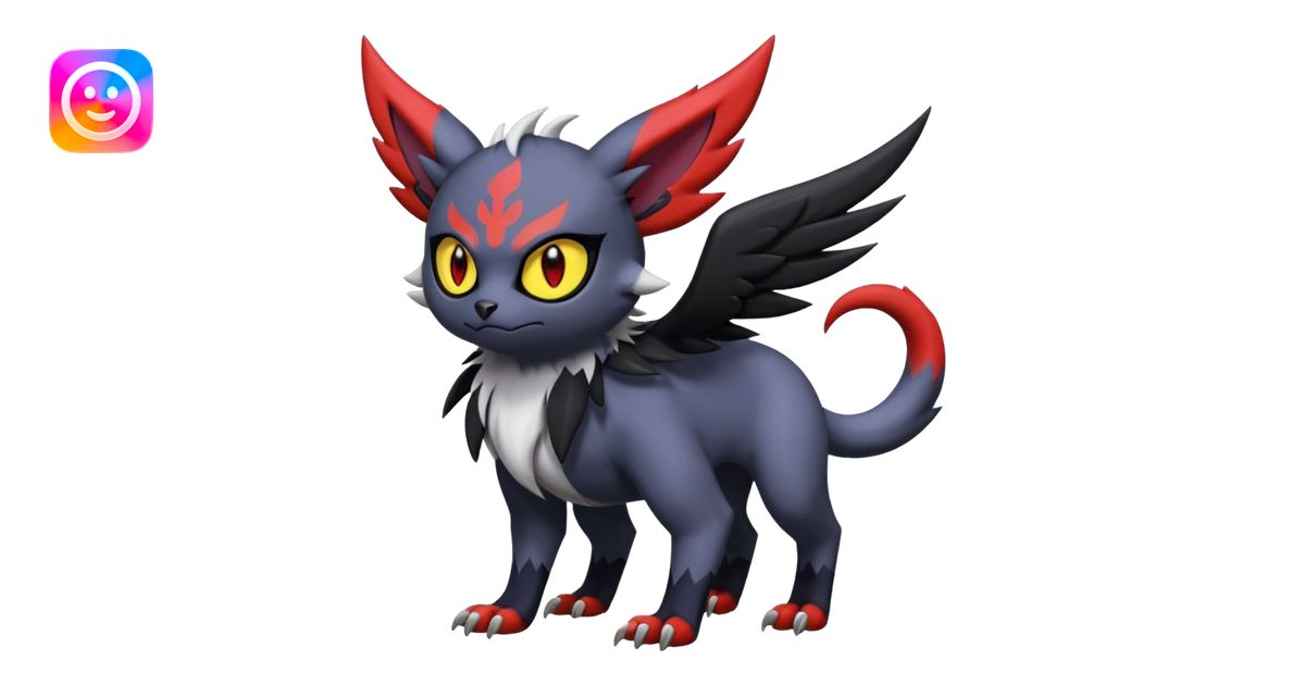 Noibat-Absol-Nargacuga-Litten-Torracat-fusion-Fakemon-Pokémon-creature ...
