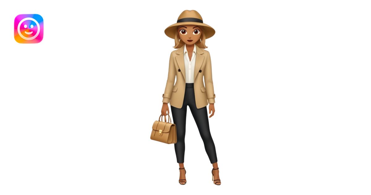 a fashion model slaying on the runway emoji | AI Emoji Generator