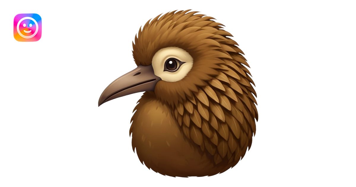 Kiwi bird emoji | AI Emoji Generator