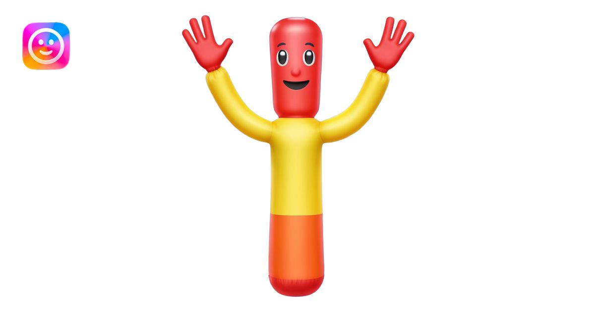 Wacky inflatable tube man emoji | AI Emoji Generator