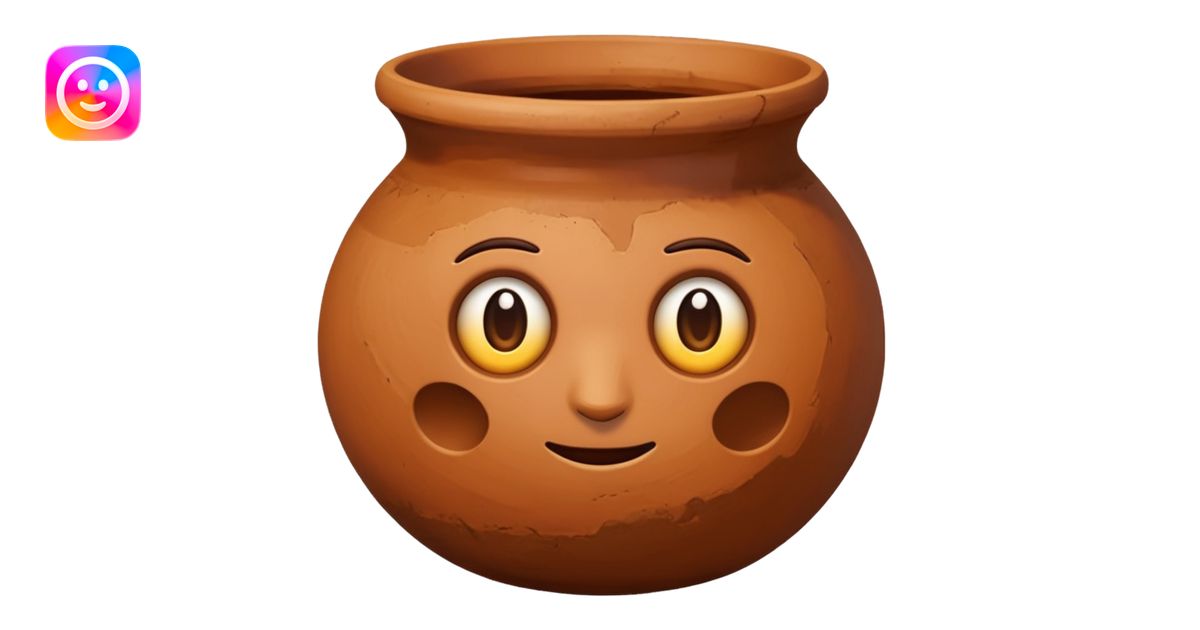 clay pottery without face emoji | AI Emoji Generator