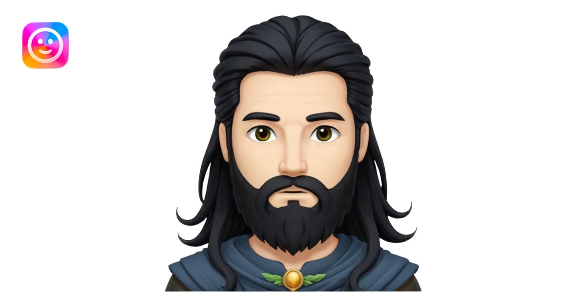 Boreas, North Wind God from Rome Mythology with long jet black hair and ...