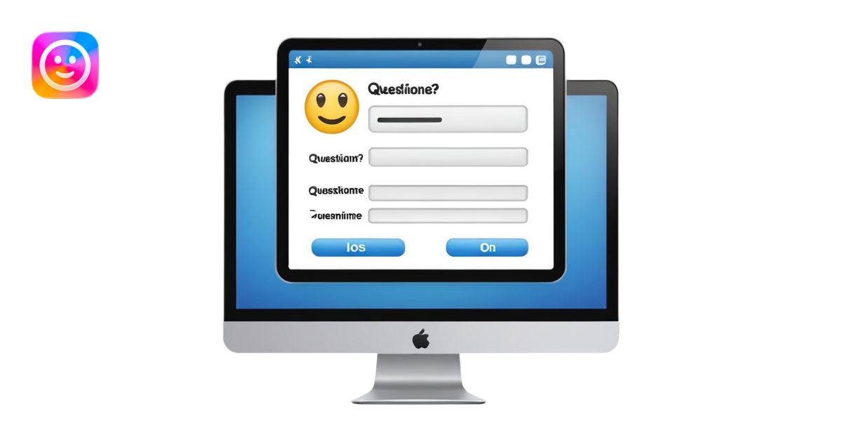 combination of a computer with a questionnaire emoji | AI Emoji Generator