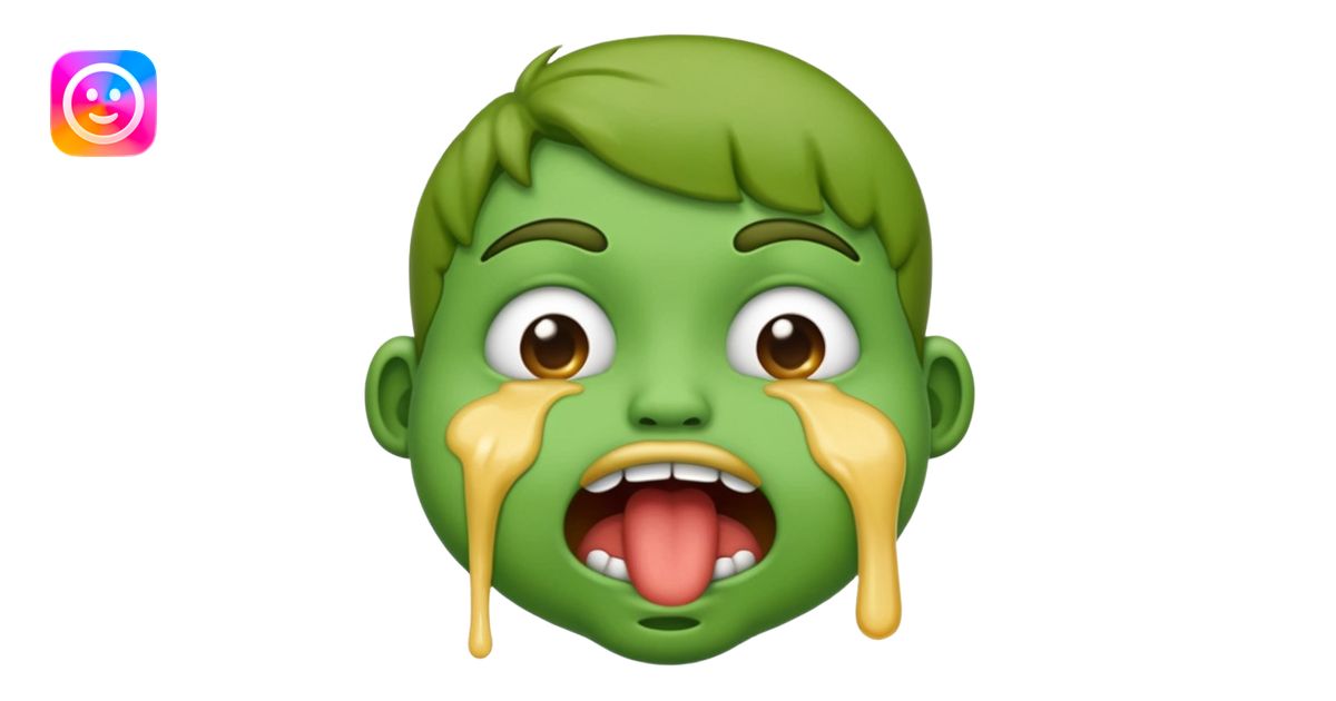 puking face emoji emoji | AI Emoji Generator