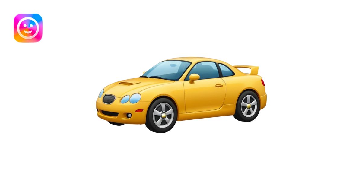 Fast car smoke emoji | AI Emoji Generator