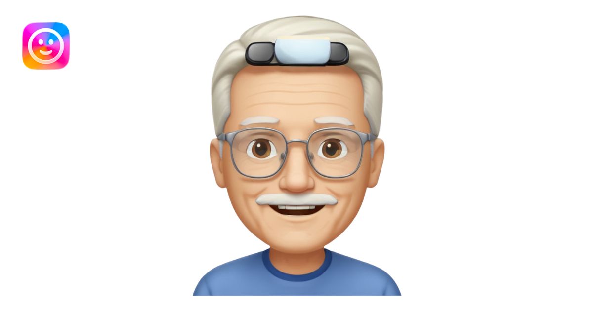 old guy, swept back white hair, blocky face, rectangle frame glasses ...