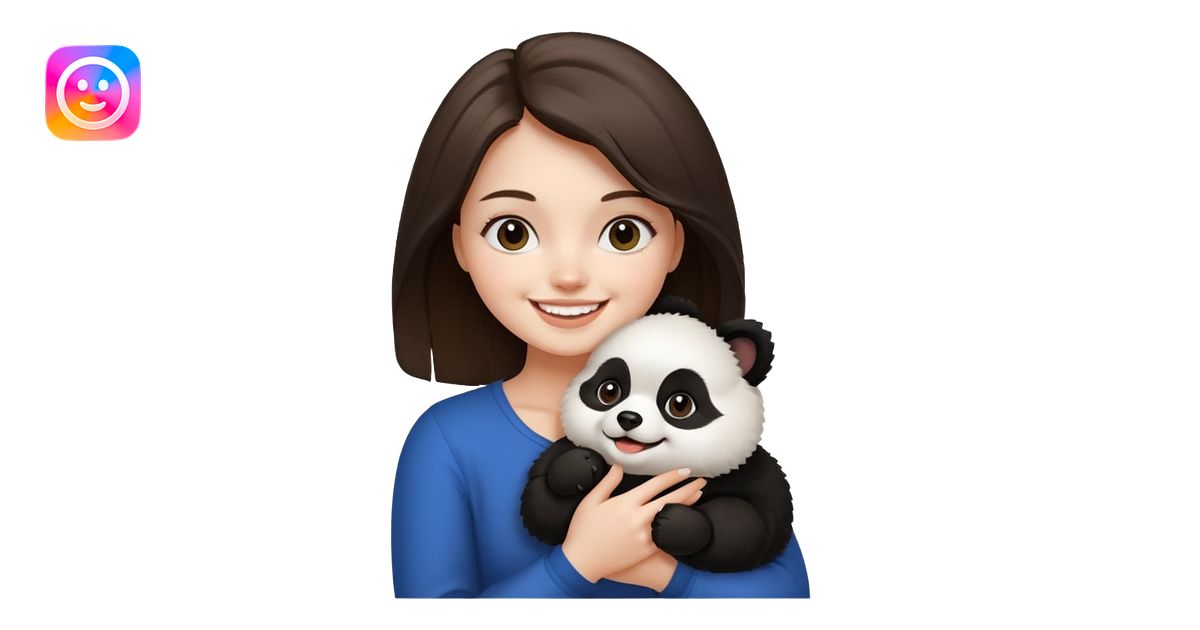 an brunette hair girl holding her white pomeranian dog that looks like ...