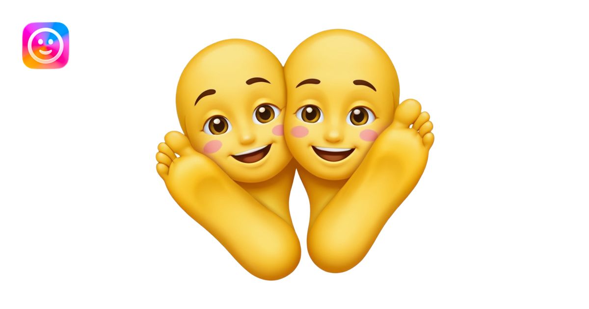 kissing feet emoticon emoji | AI Emoji Generator