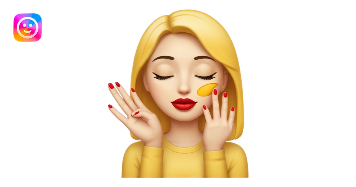 Standard yellow emoji face with closed eyes forming upward curved lines ...