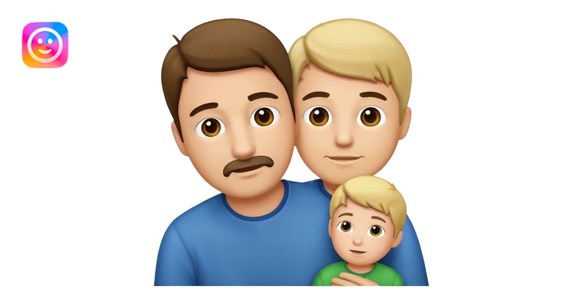 father and boy emoji | AI Emoji Generator