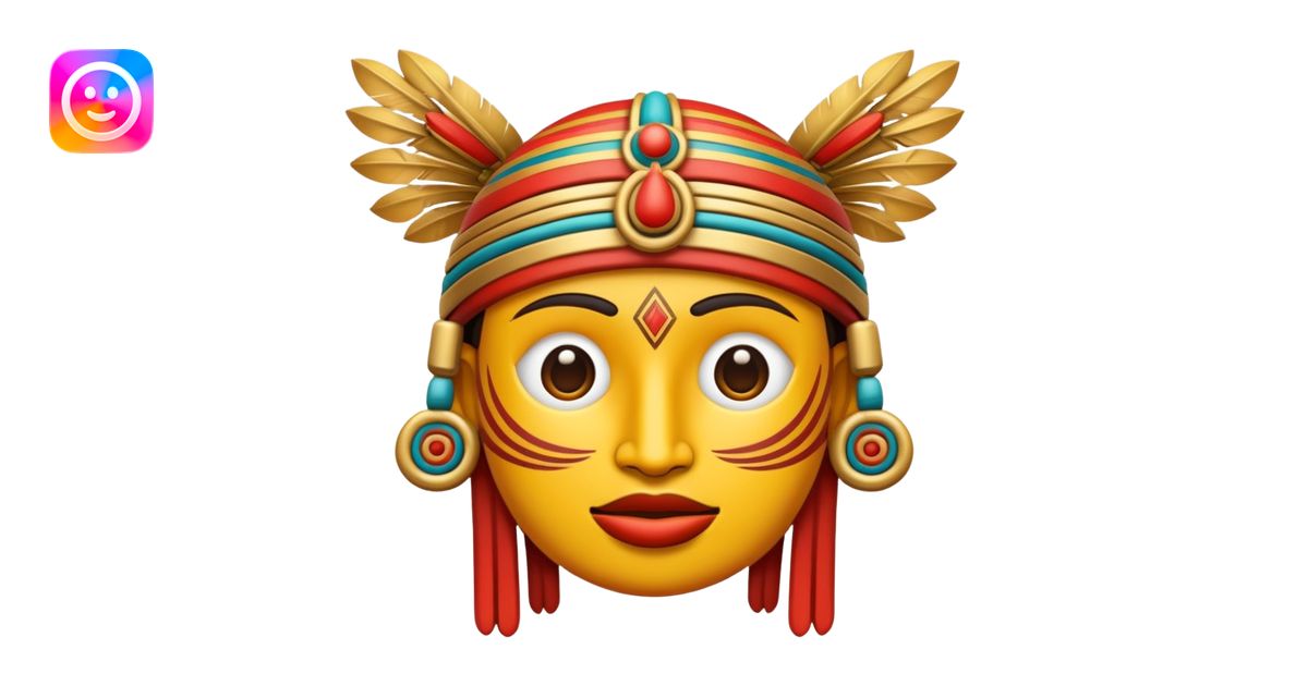 emoji de cultura paracas - arte pre incaico emoji | AI Emoji Generator