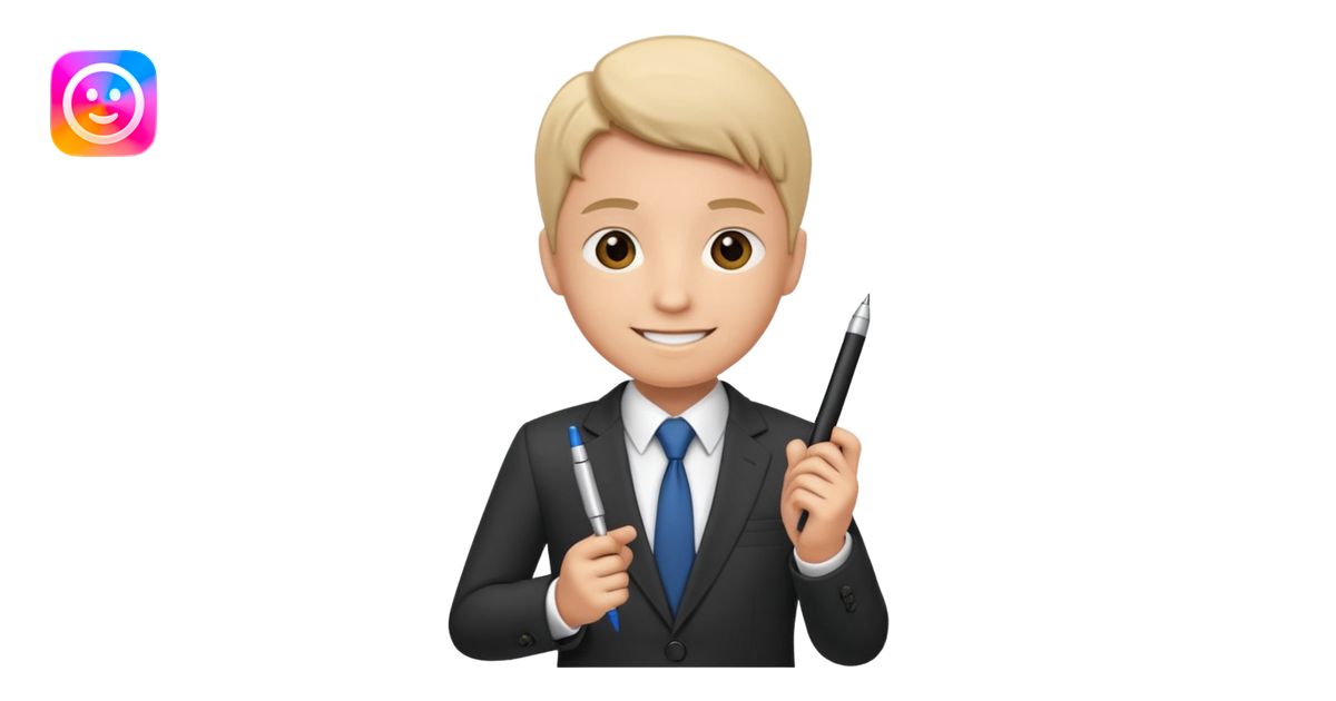 a "becoming a consulting expert" trainning emoji | AI Emoji Generator