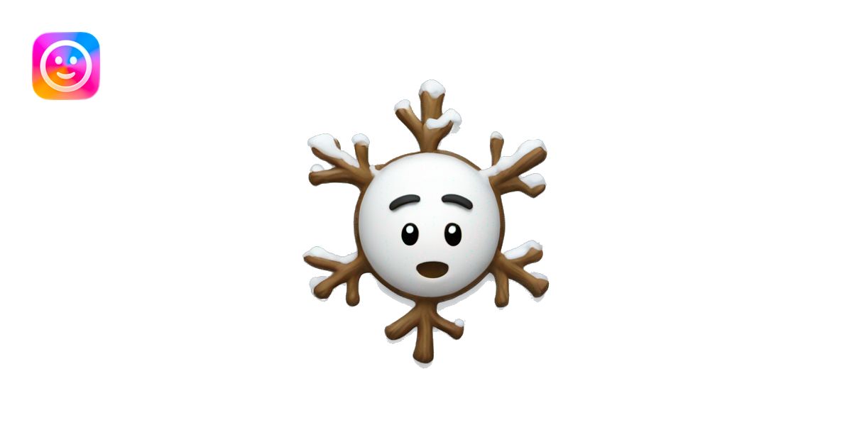 Snow emoji | AI Emoji Generator