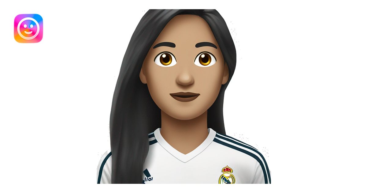 Create a women with long black hair, white skin, brown eyes, wearing a ...