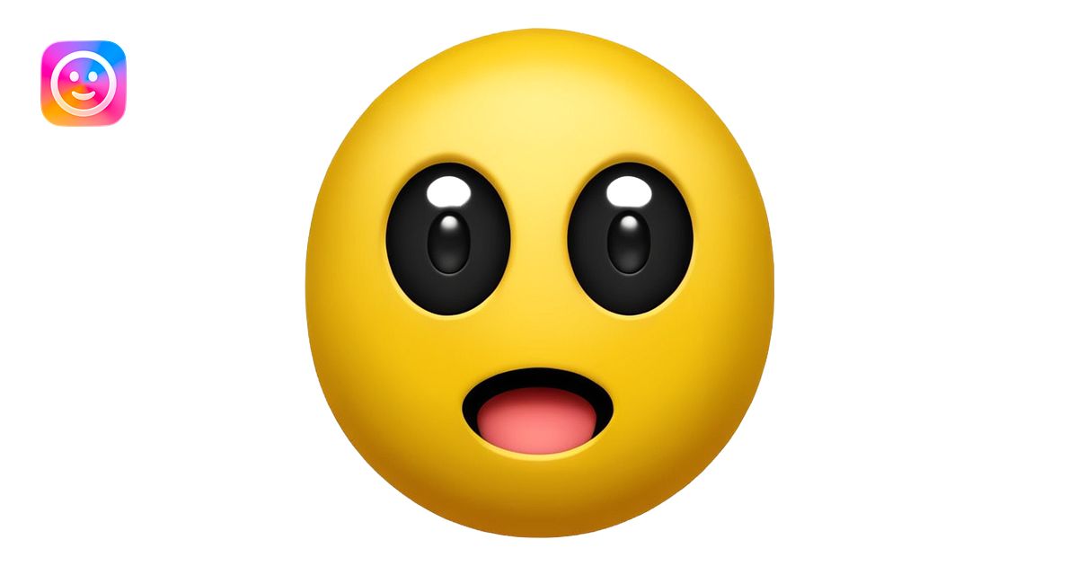 Pac-Man which just has two black dots as the eyes and a wide open mouth ...