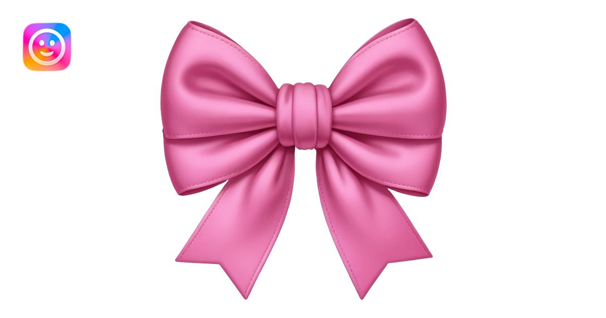 pookie bow emoji | AI Emoji Generator