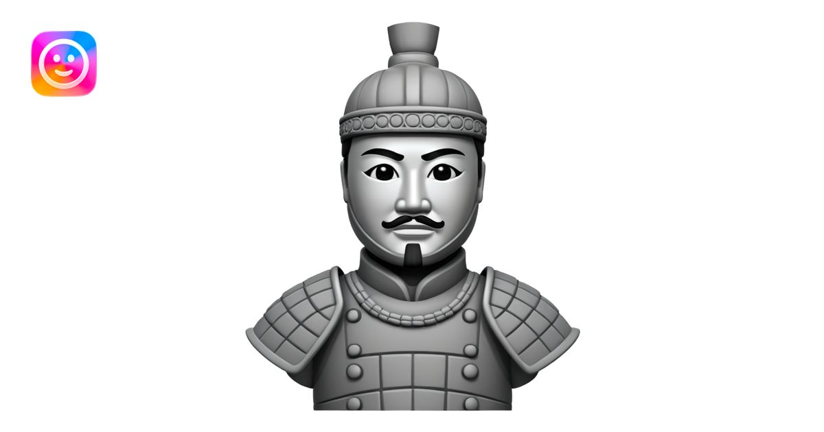 Terracotta warrior emoji | AI Emoji Generator