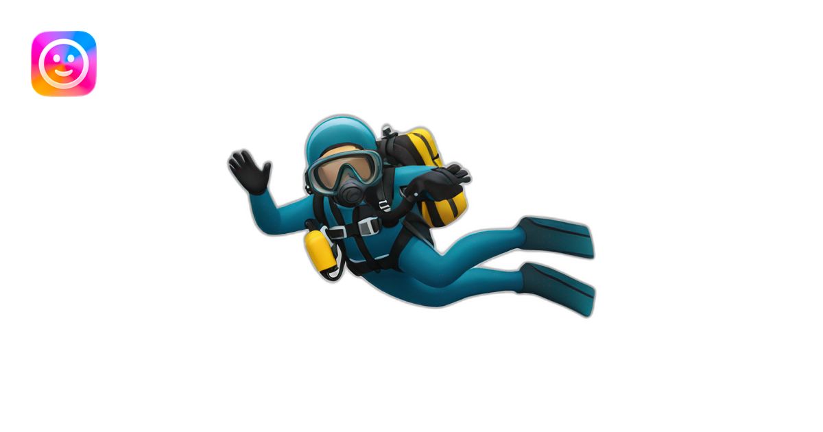 diving scuba diver emoji | AI Emoji Generator