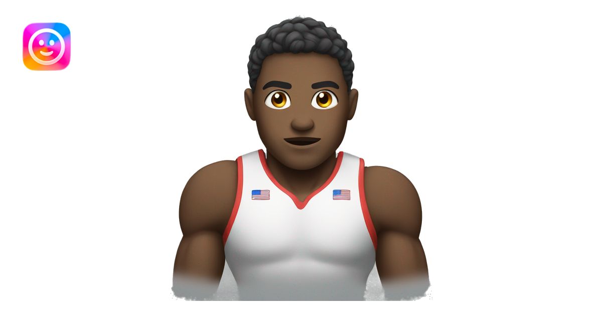 determined athlete emoji | AI Emoji Generator