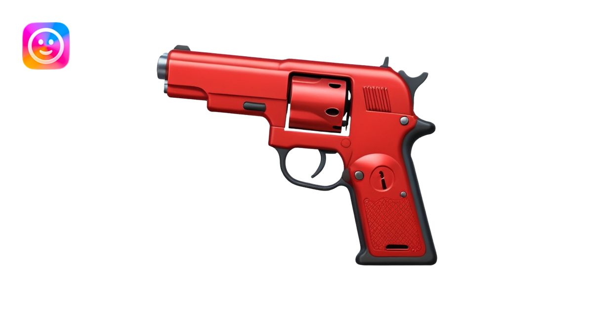 a red square with ur pist in the middle of the square emoji | AI Emoji ...