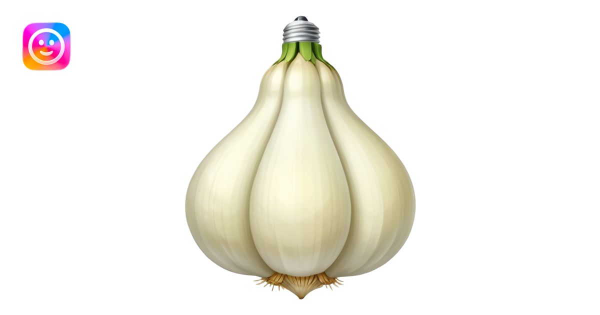 Garlic emoji | AI Emoji Generator