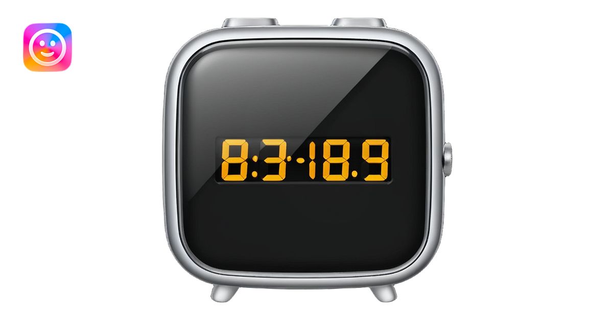 iphone alarm clock emoji | AI Emoji Generator