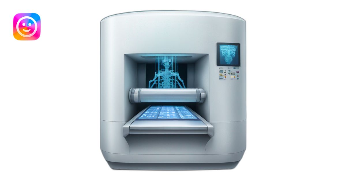 a big xray machine that can scan binary files emoji | AI Emoji Generator