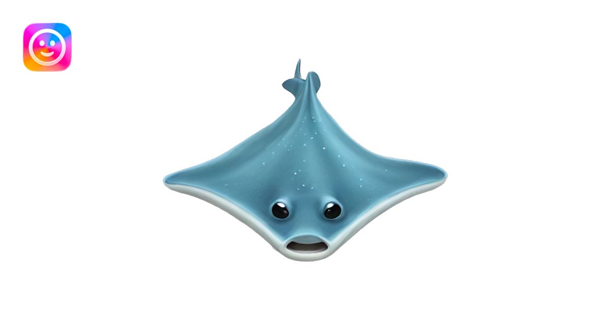 Sting ray emoji | AI Emoji Generator