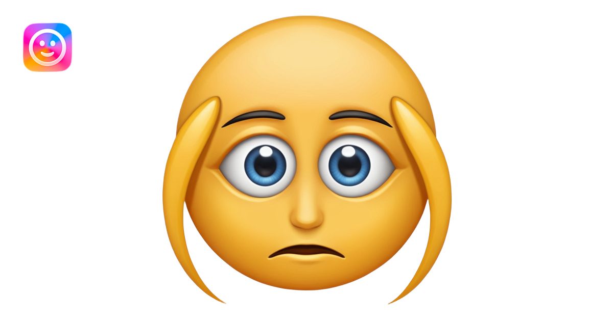 Eye bags Dih emoji | AI Emoji Generator